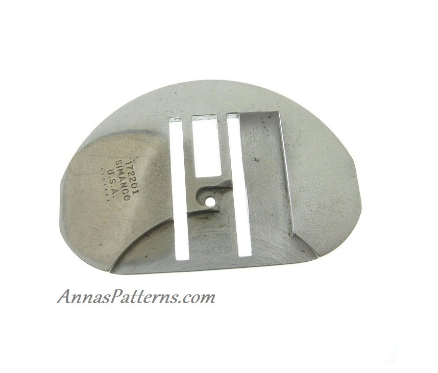 Singer Sewing Machine Throat Plate 17220 AK3 Vintage 400 500 600 620 ...