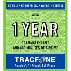 Tracfone 100$ refill 400 MIN top up Prepaid card