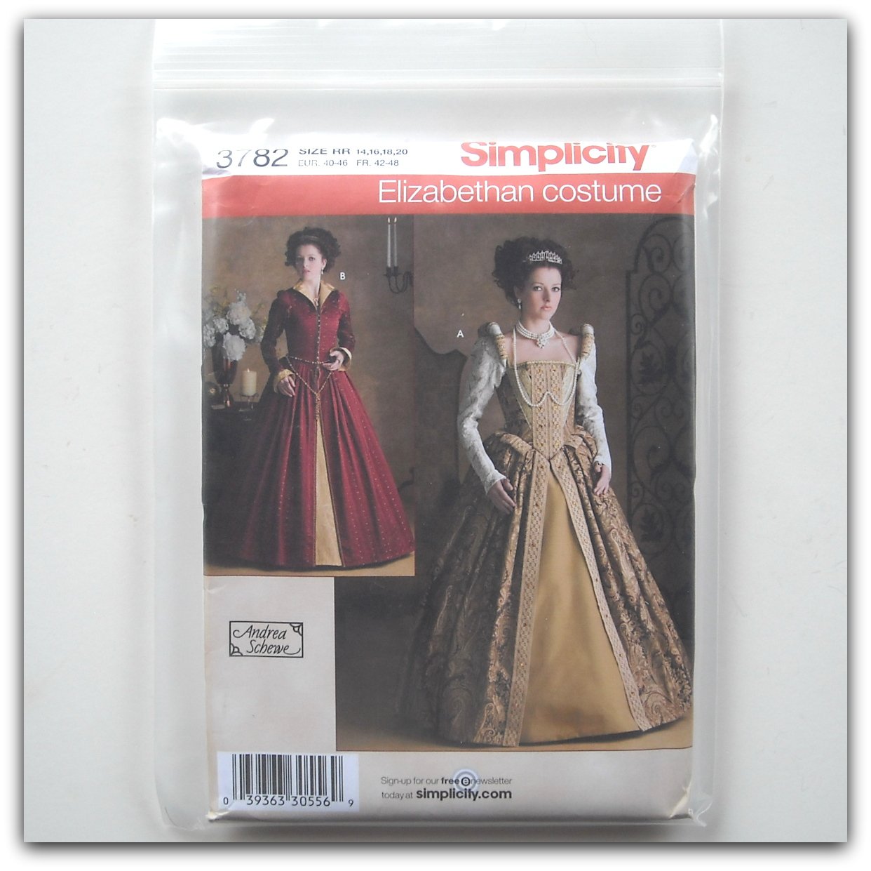 Simplicity Pattern 3782 Size 14 - 20 Andrea Schewe Misses Womens Tutor ...