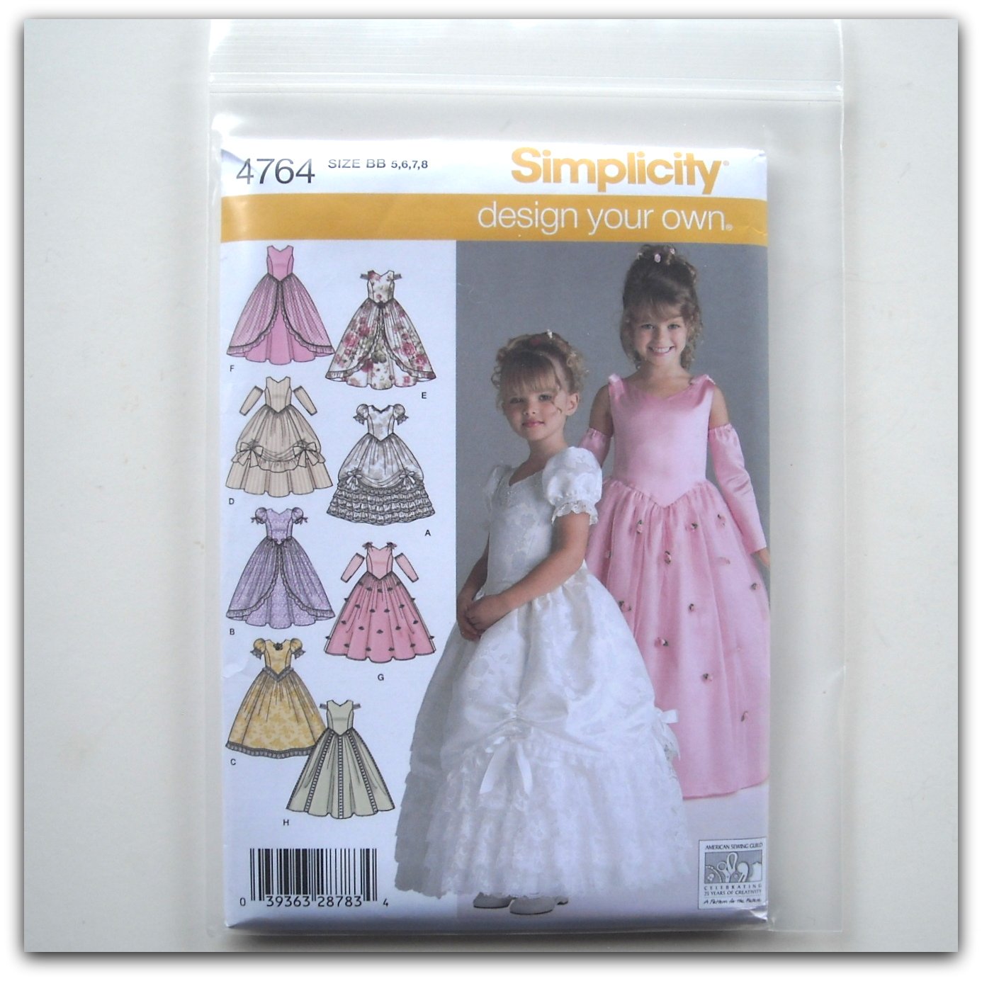 Simplicity Pattern 4764 Size 5 - 8 Design Your Own Girls Special ...