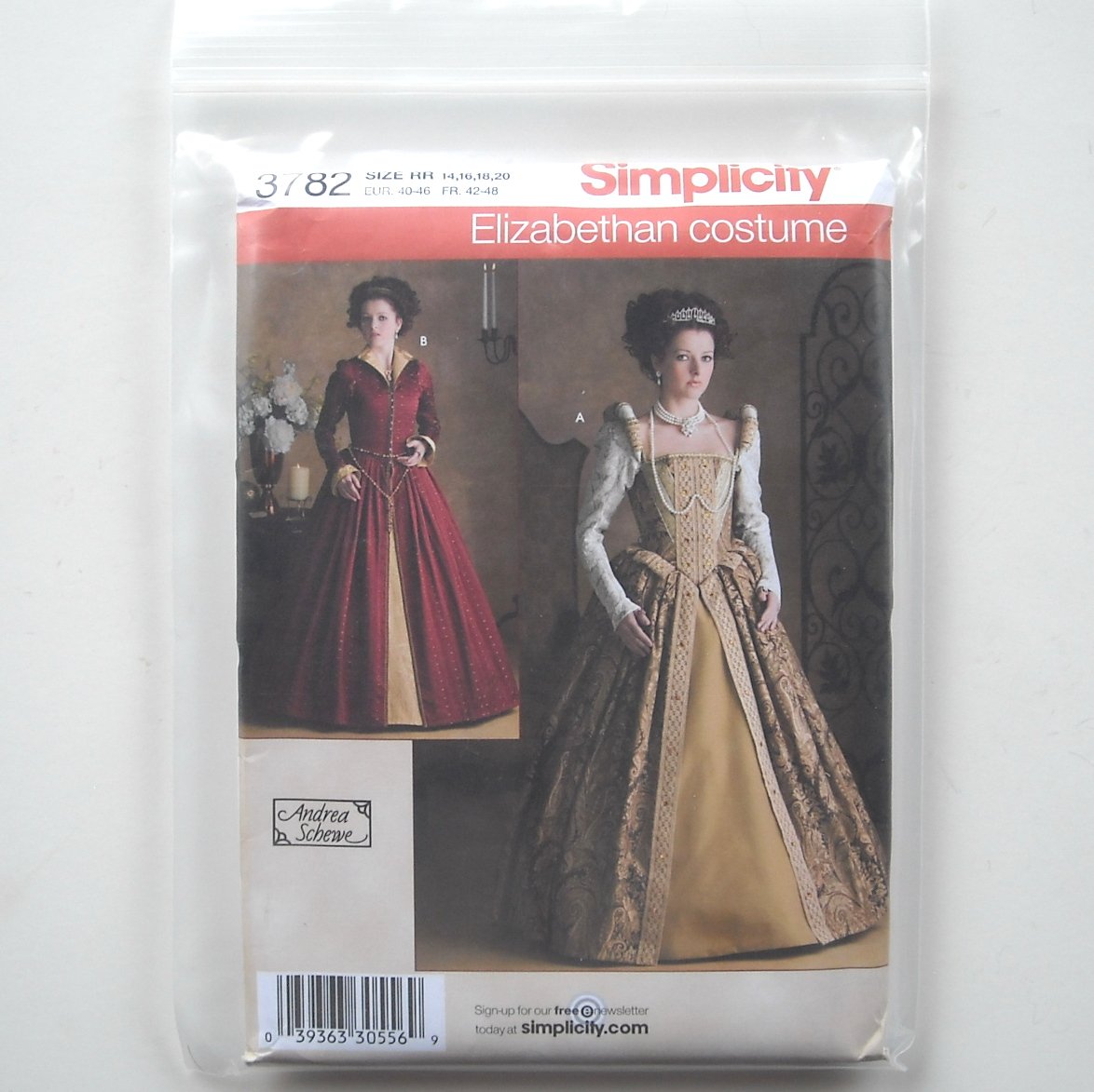 Simplicity Pattern 3782 Size 14 - 20 Andrea Schewe Misses Womens Tutor ...