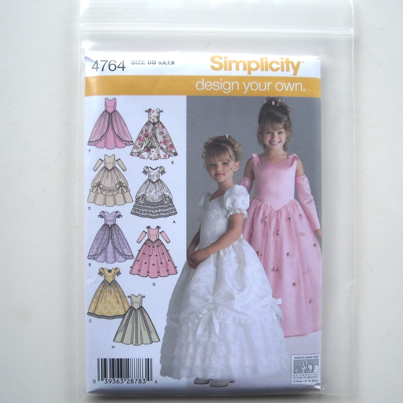 Simplicity Pattern 4764 Size 5 - 8 Design Your Own Girls Special ...