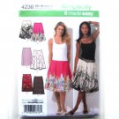 Simplicity Pattern 4127 Size 12 - 20 Six Made Easy Misses Summer Tops