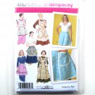 Simplicity Pattern 4127 Size 12 - 20 Six Made Easy Misses Summer Tops
