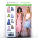 Simplicity Pattern 4127 Size 12 - 20 Six Made Easy Misses Summer Tops