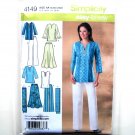 Simplicity Pattern 4127 Size 12 - 20 Six Made Easy Misses Summer Tops