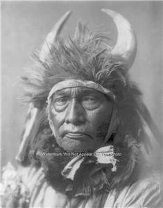 NATIVE AMERICAN INDIAN CHIEF 1897 PHOTO WESTERN PLAINS HERITAGE HISTORY ...