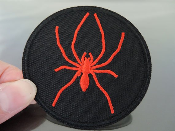Spider Patches Iron On Patch Applique Embroidered Patch Sew On Patch