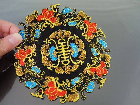 Chinese Embroidery Designs Patches Iron On Patch Applique Embroidered ...