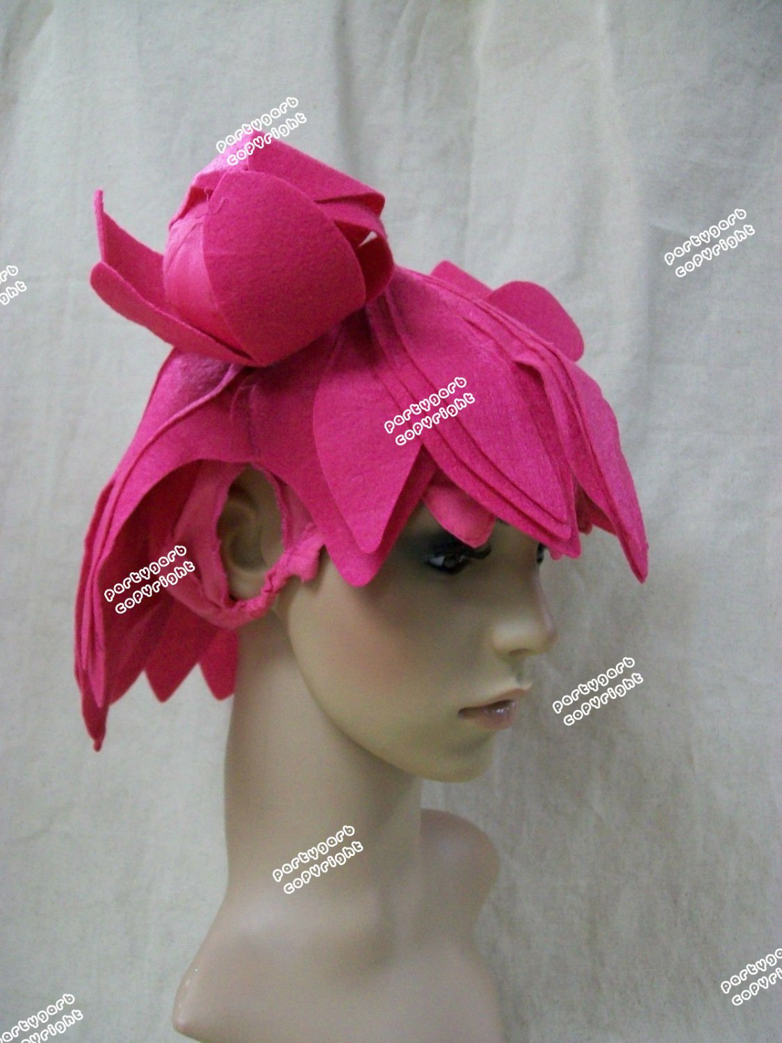 Pink Anime Pigtail Pixie Felt Wig EMO Comic Manga Harajuku Punk Jetson ...