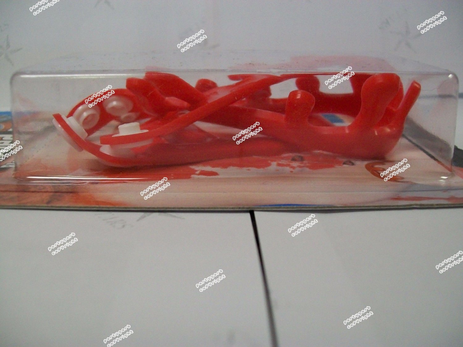 Red Slashed Up Wrists Costume Bracelets Red Blood Drip Psycho Zombie ...