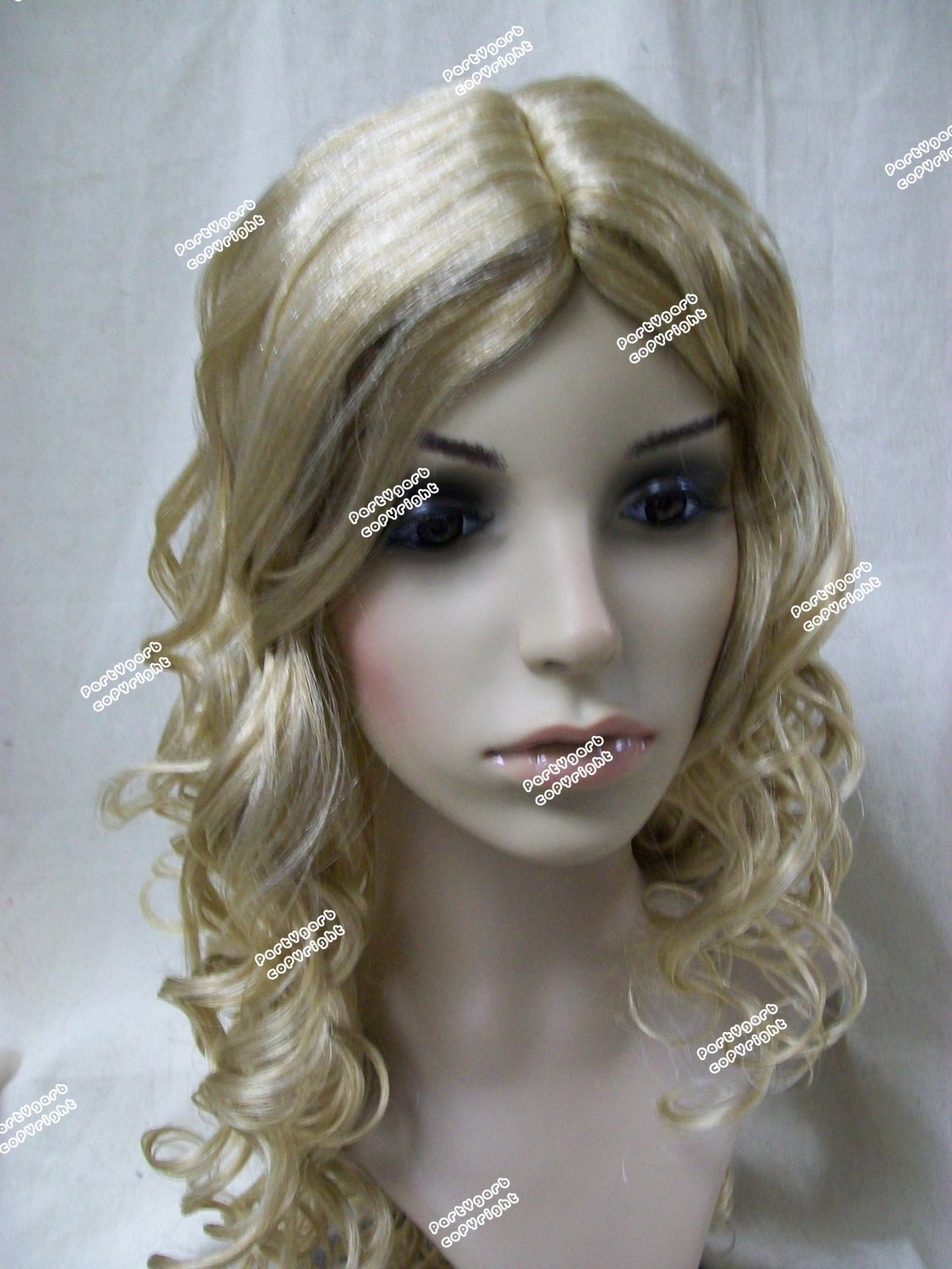 Deluxe Disney Alice in Wonderland Costume Wig Blonde Black Headband Tim ...