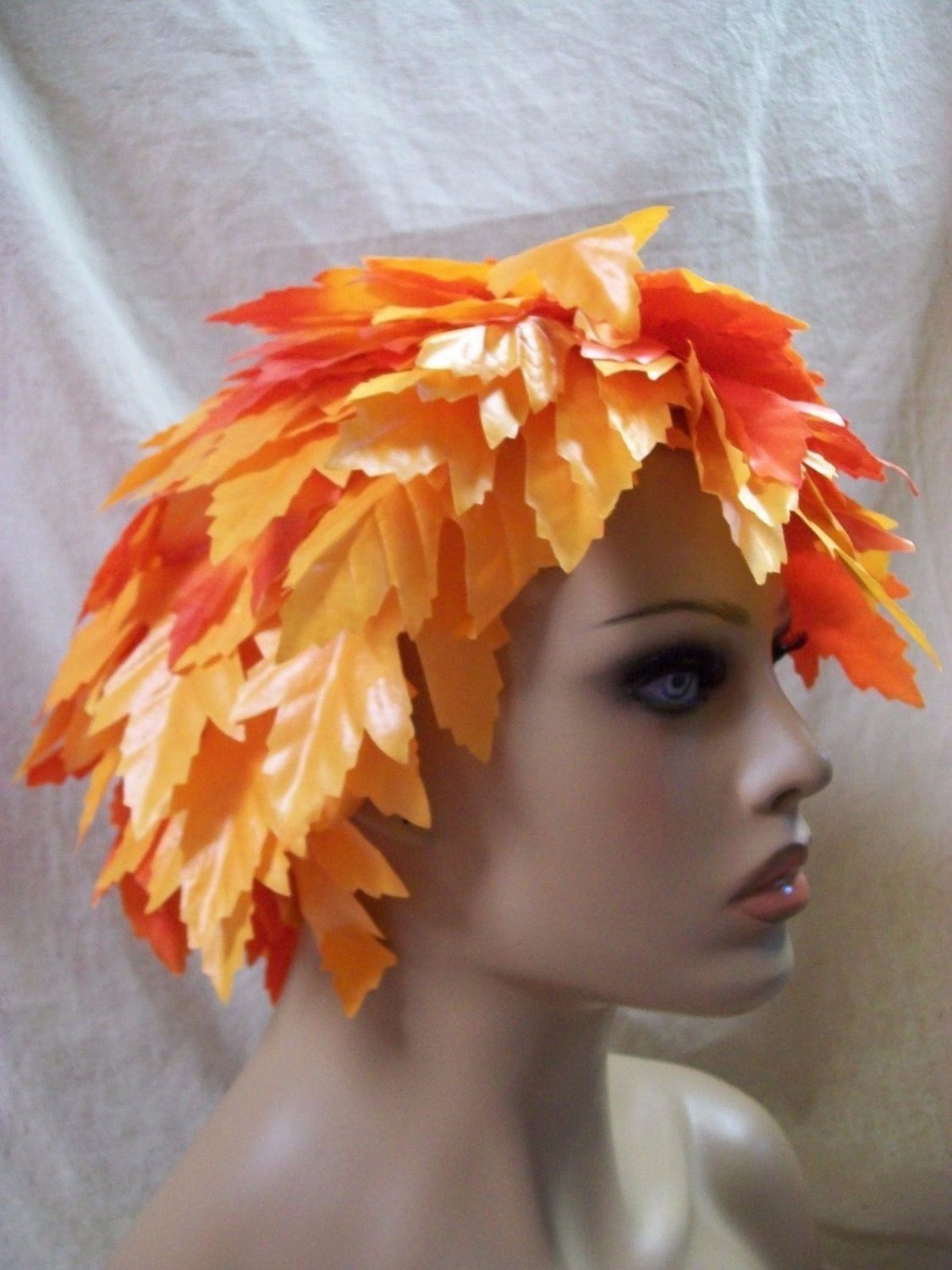 Fall Leaf Wig Woodland Harvest Leaves Autumn Fairy Mythical Forest Tree ...
