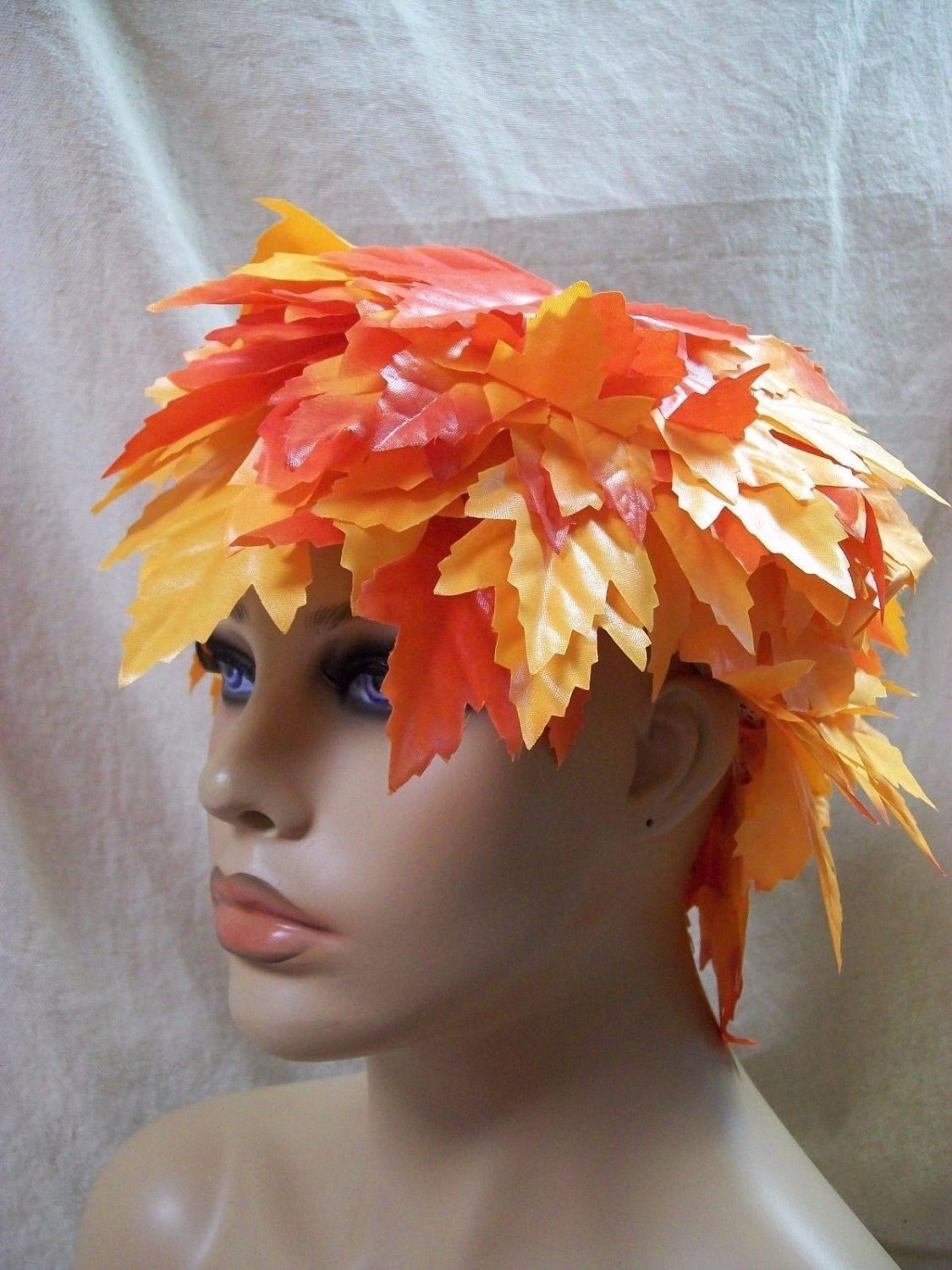 Fall Leaf Wig Woodland Harvest Leaves Autumn Fairy Mythical Forest Tree ...