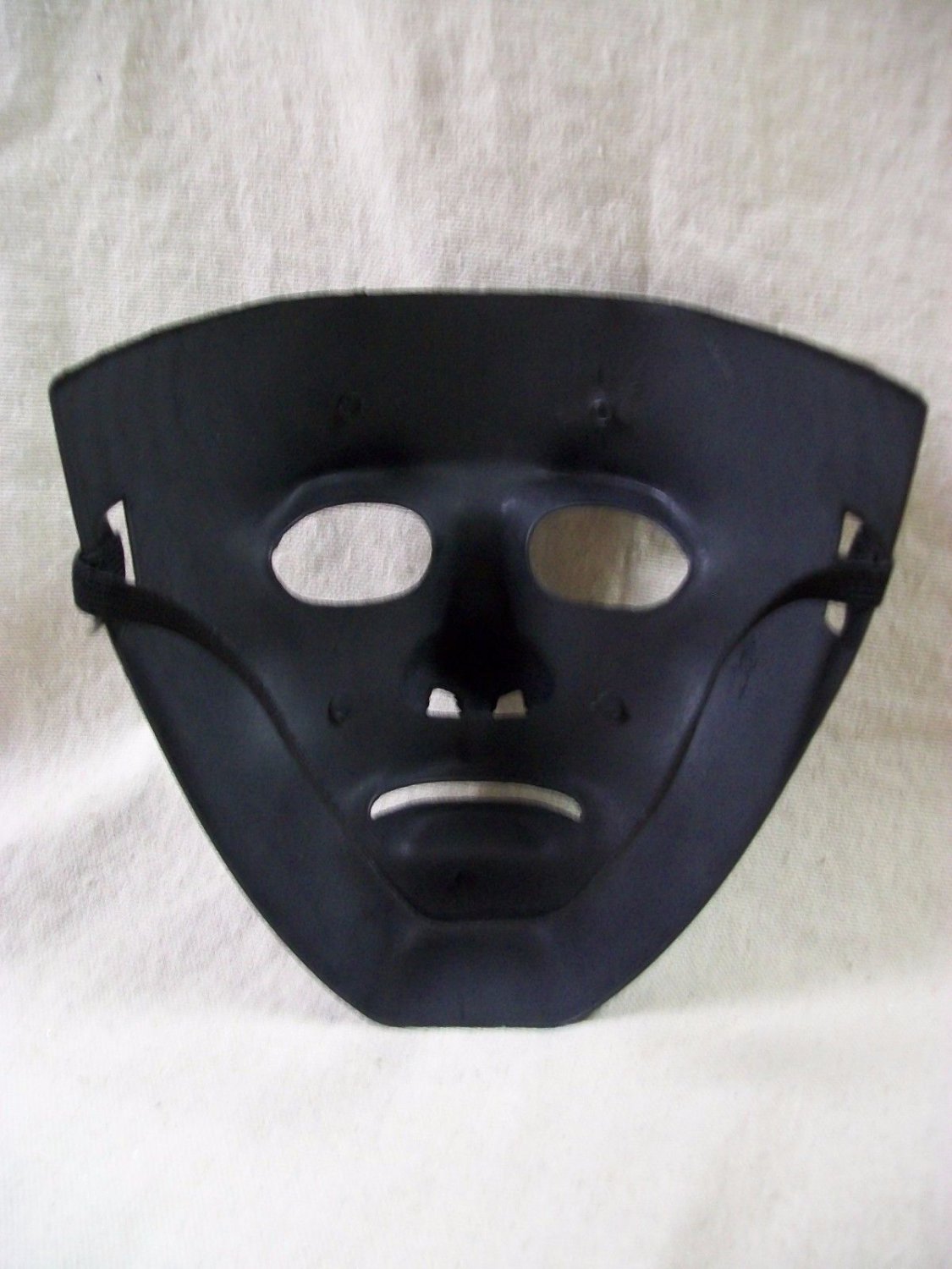 Creepy Matte Black Blank Face Costume Mask Purge Faceless Stalker ...