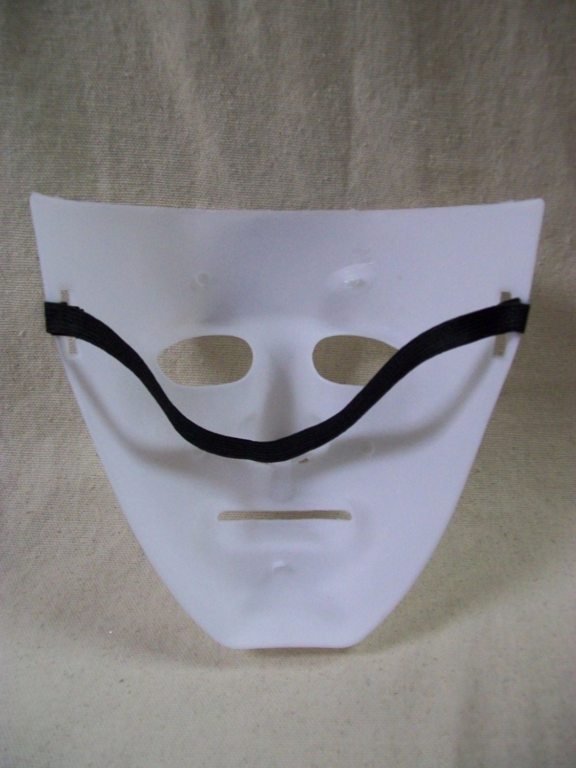 Creepy Matte White Blank Face Costume Mask Purge Faceless Stalker ...