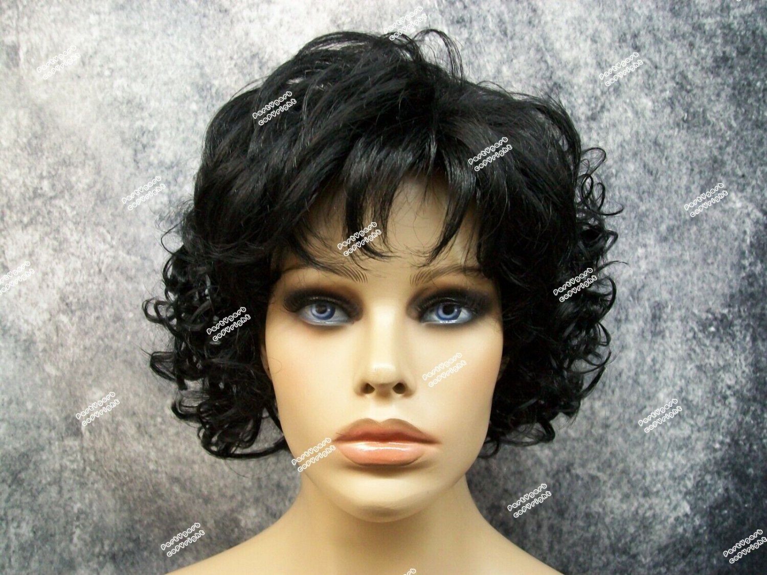 Black 80s Prom King Perm Wig 90s Wedding Singer Unisex Iola Boylan ...