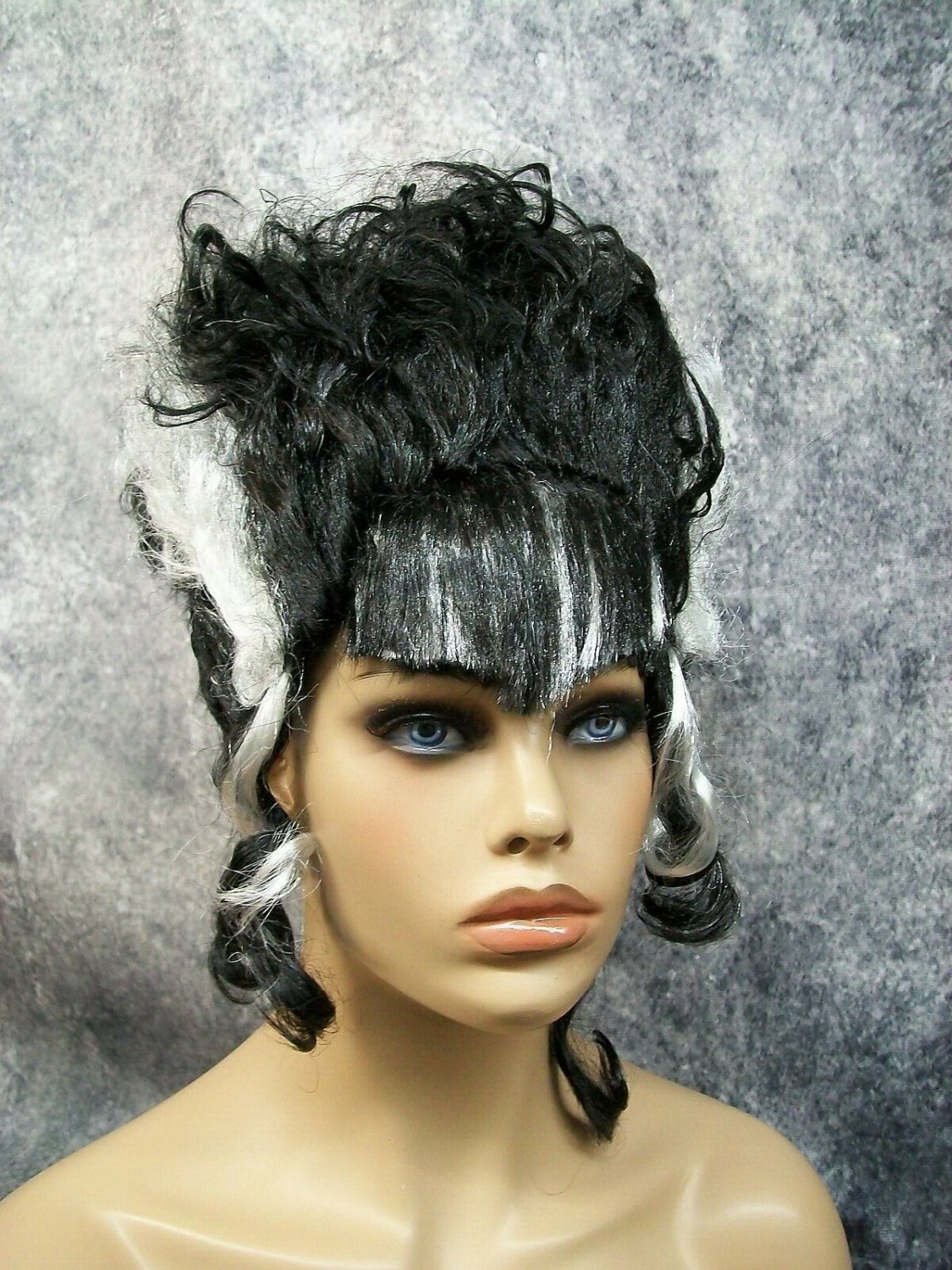 Monster Mistress Costume Wig Bride of Frankenstein Goth Victorian ...