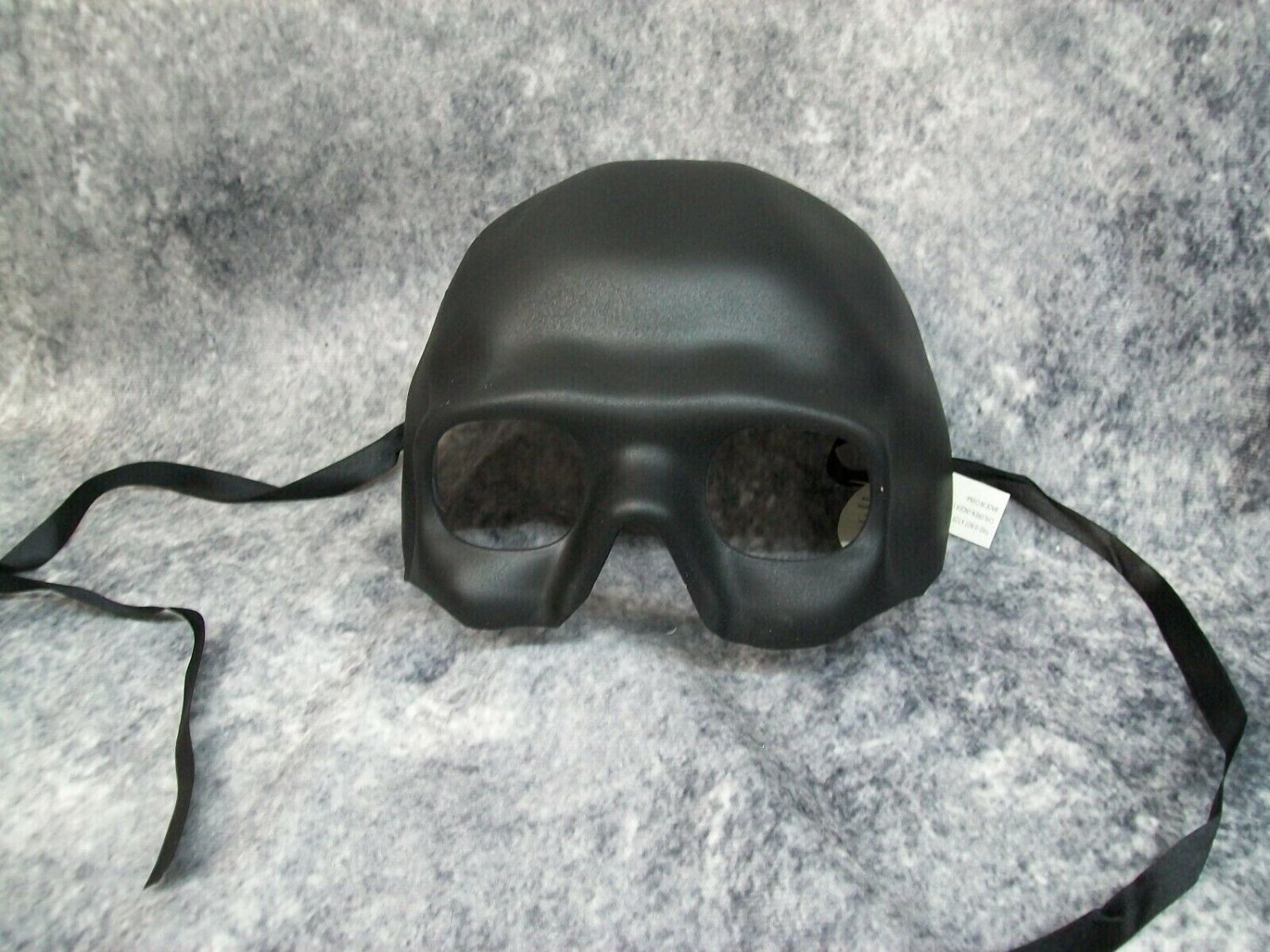 Creepy Black Skull Mask Helmet Like Skeleton Grim Reaper Grave Digger ...