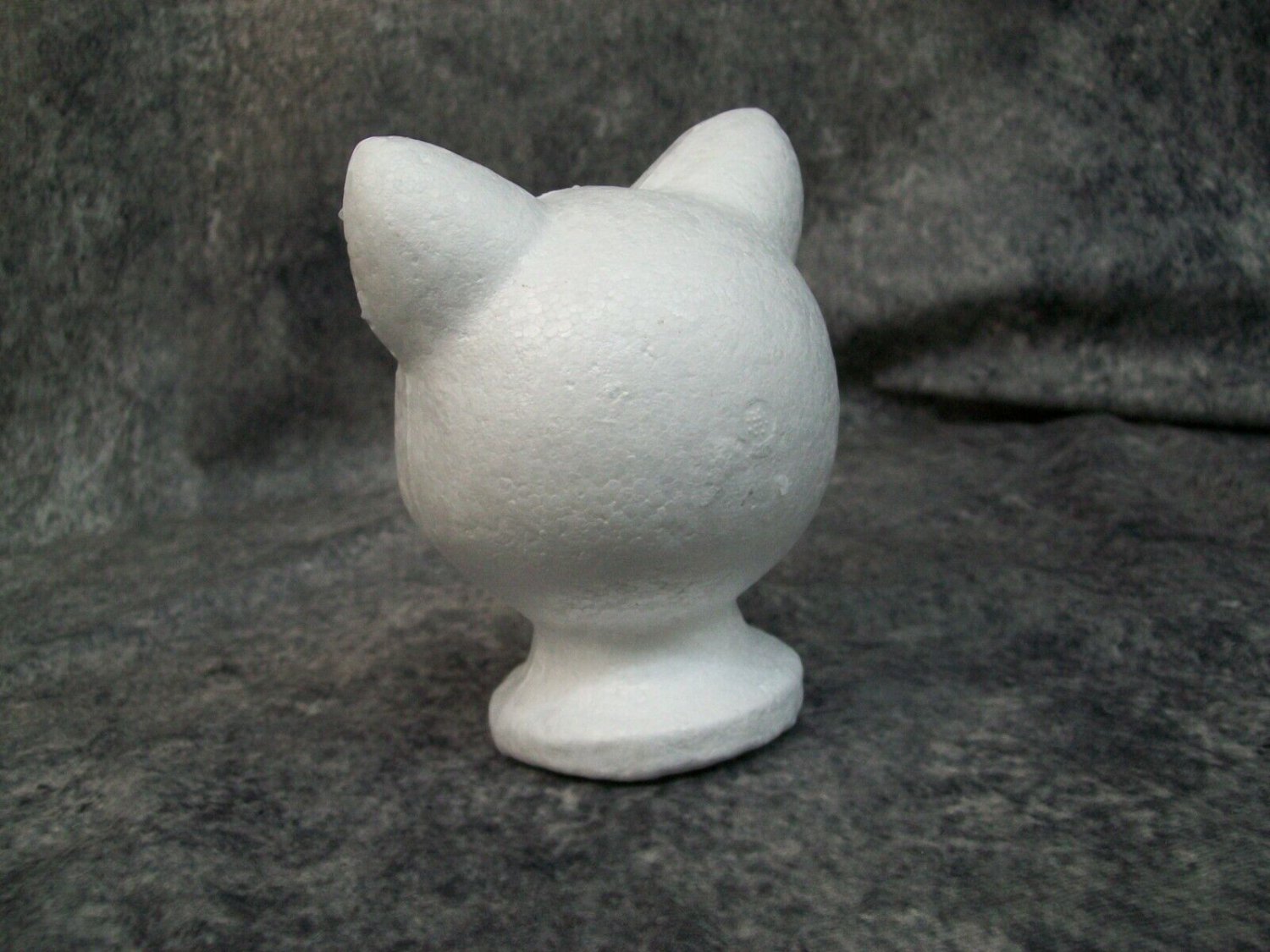 White Styrofoam Cat Head Mannequin Form Cool Halloween Prop Decor Craft ...