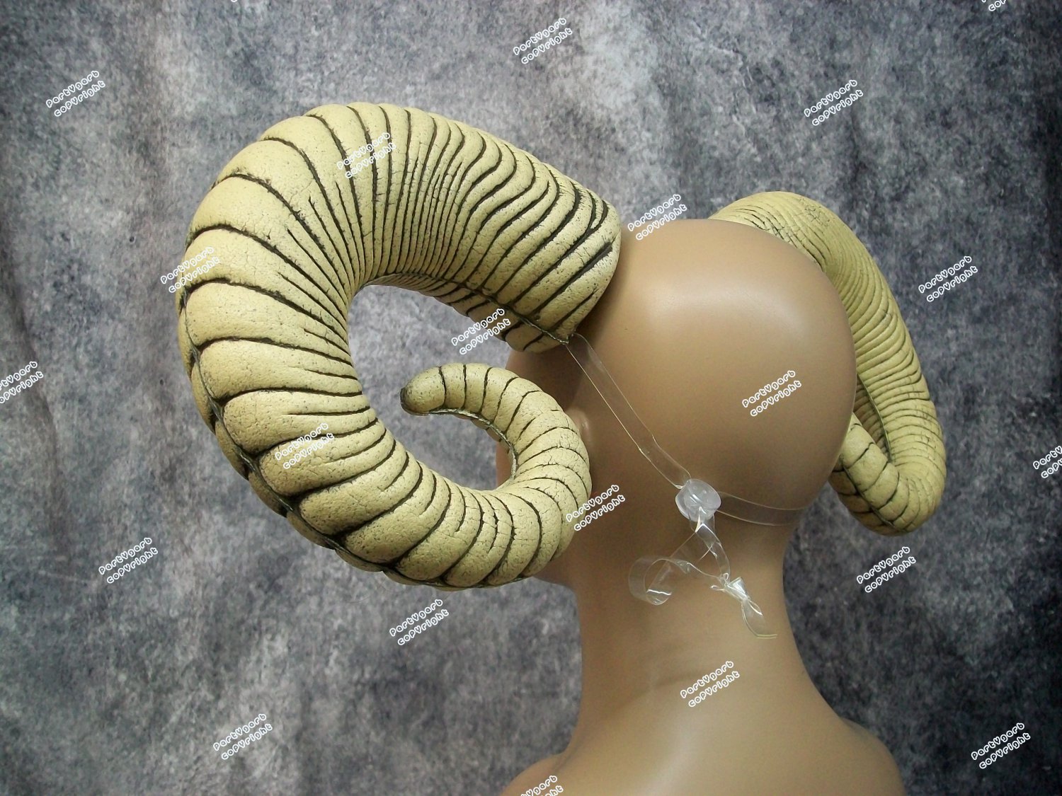 Jumbo Ram Horns Pan Minotaur Goat Fantasy Mythical Woodland Forest ...