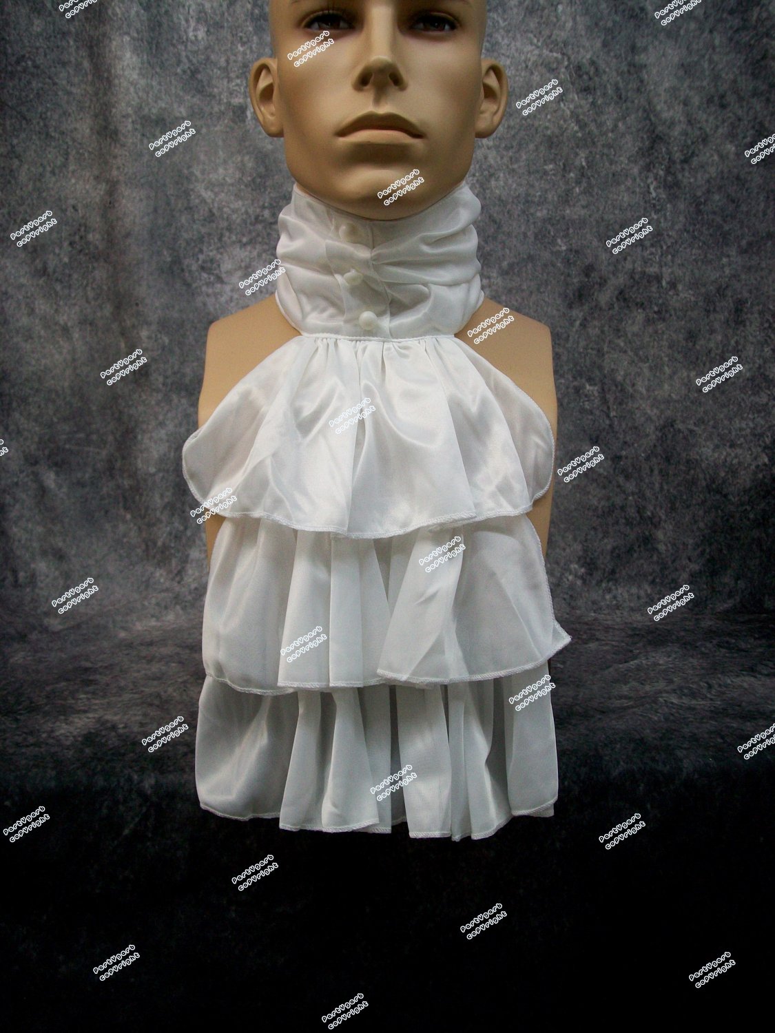 Off White Pirate Jabot Costume Collar Victorian Edwardian Colonial ...