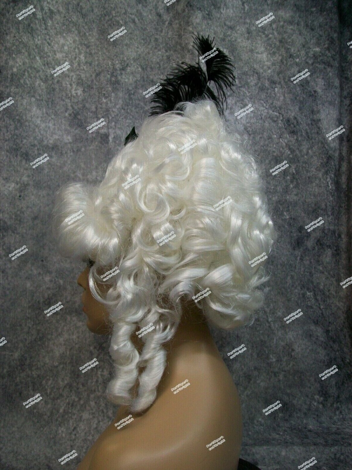 Ghost Marie Antoinette Wig Colonial Drag Queen Victorian Wicked Court ...