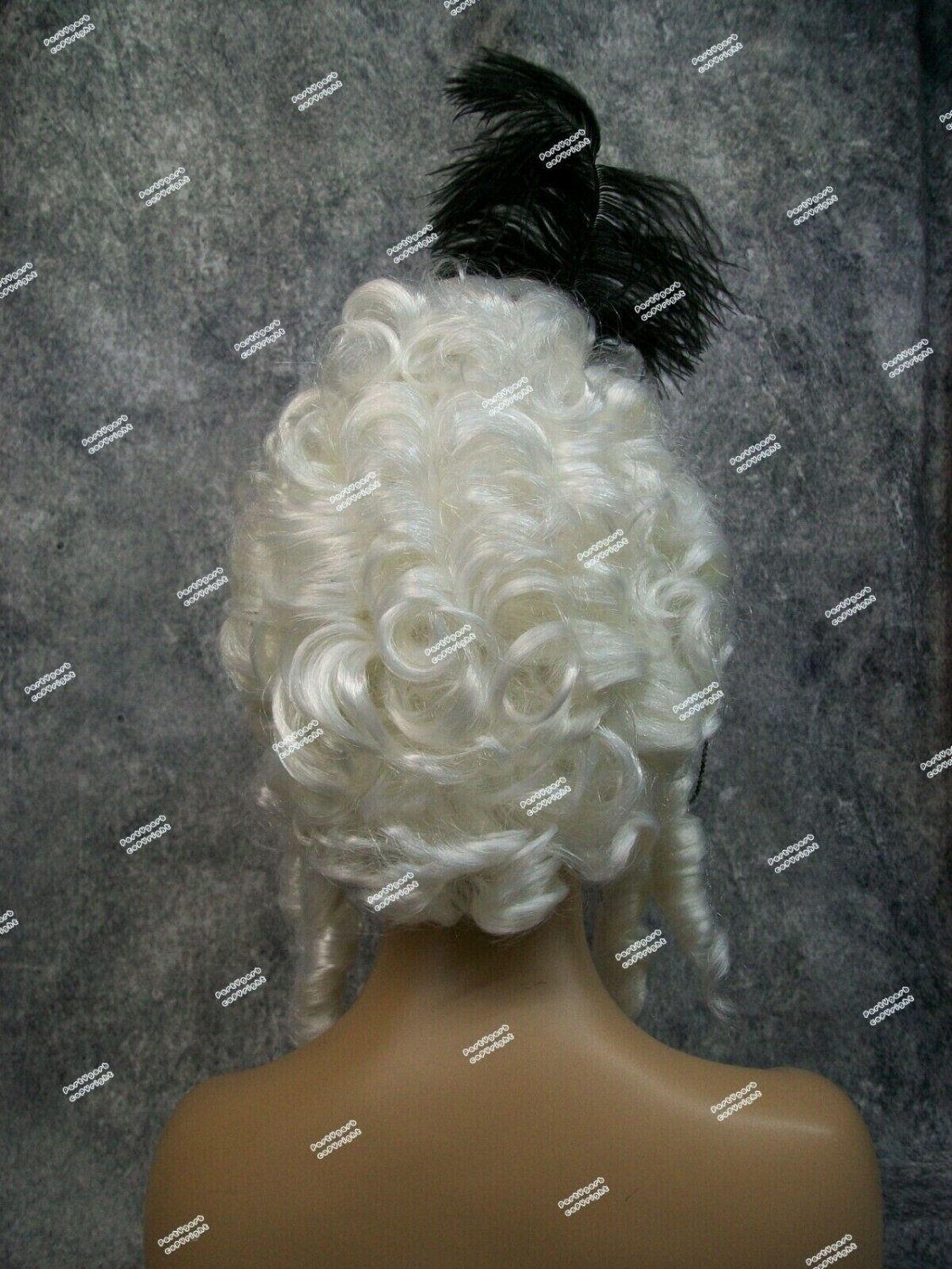 Ghost Marie Antoinette Wig Colonial Drag Queen Victorian Wicked Court ...