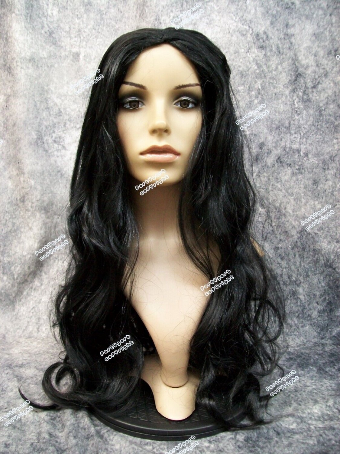 Curse of La Llorona Black Costume Wig Goth Morticia Addams Weeping ...
