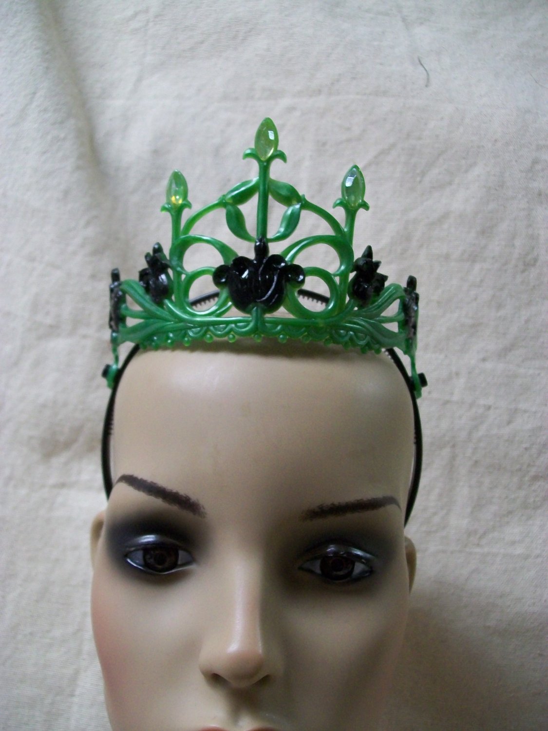 Gothic Nightshade Fairy Tiara Evil Pixie Poison Ivy Toxic Flower Vine ...