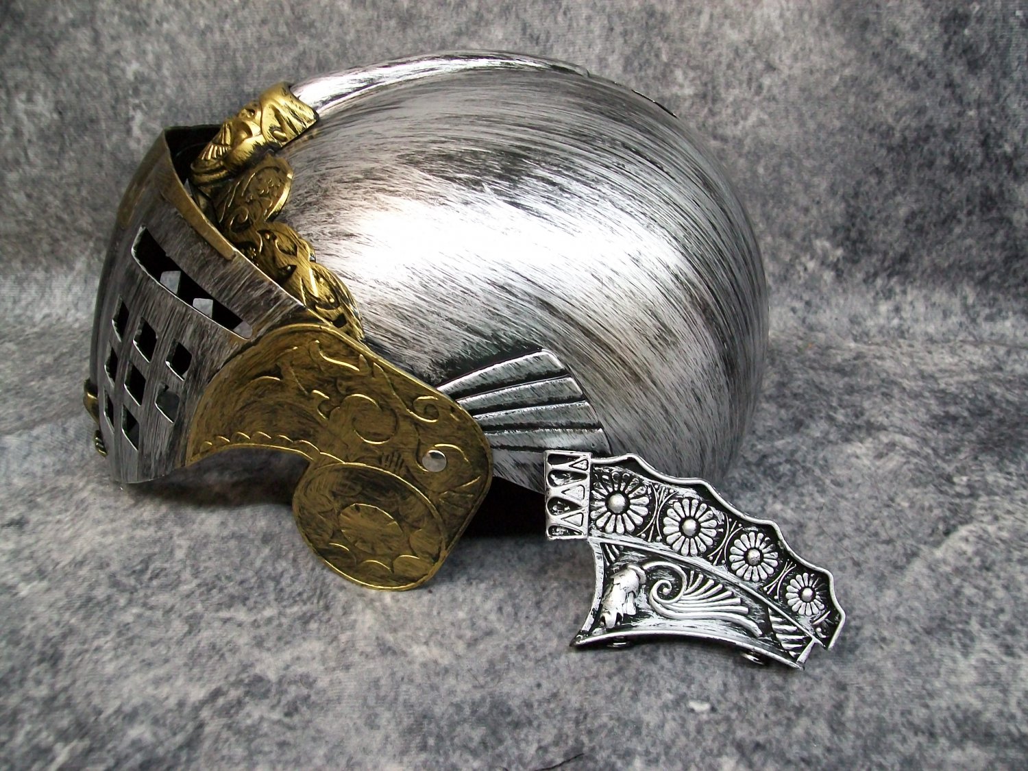Knight Cage Helmet Medieval Battle Visor Guard Warrior Soldier Armor ...