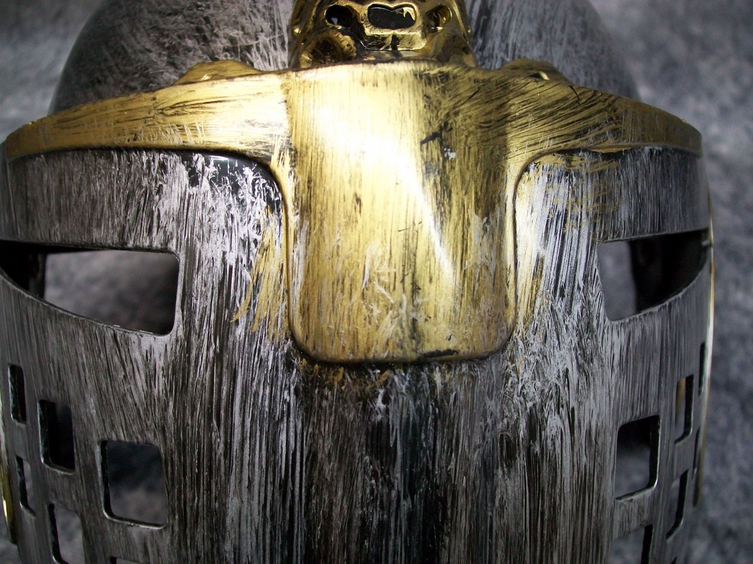 Knight Cage Helmet Medieval Battle Visor Guard Warrior Soldier Armor ...