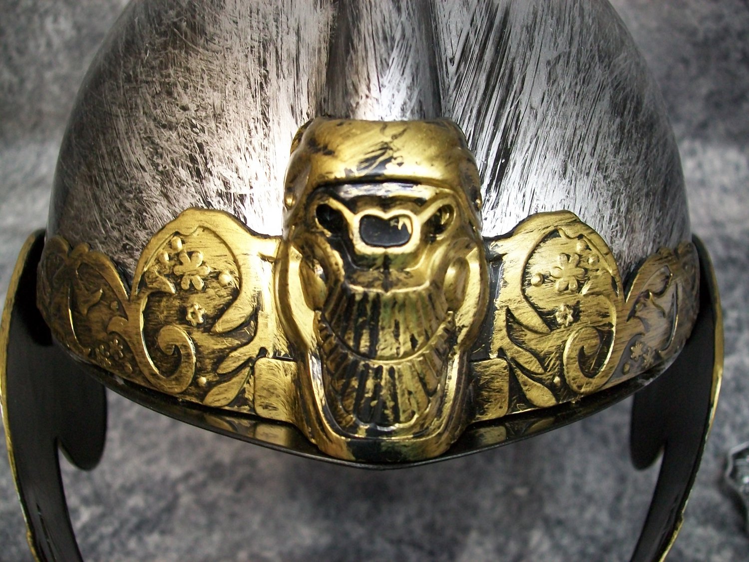 Knight Cage Helmet Medieval Battle Visor Guard Warrior Soldier Armor ...