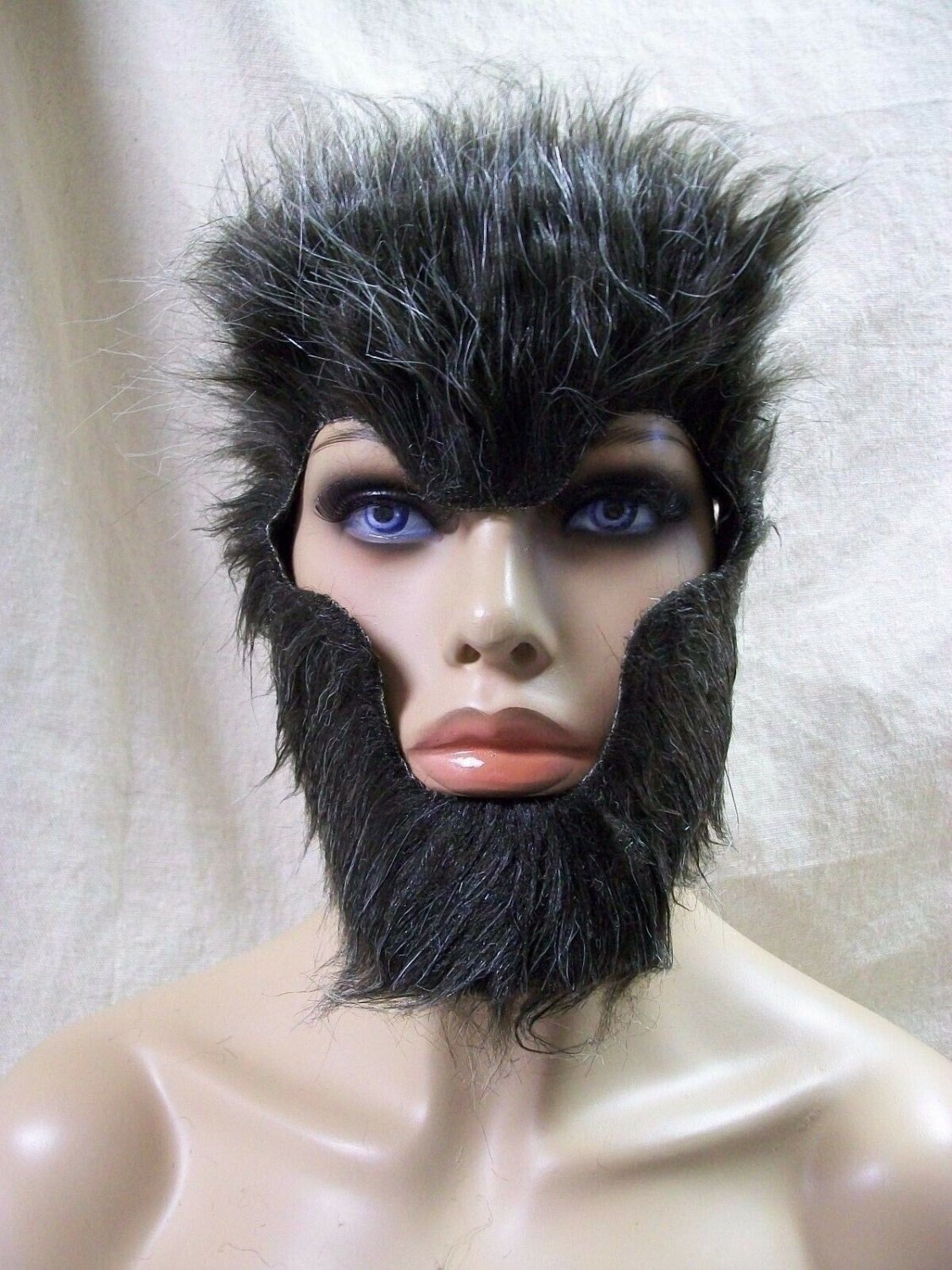 Furry WereWolf Costume Mask Wolverine Chimpanzee Ape Monkey Caveman ...