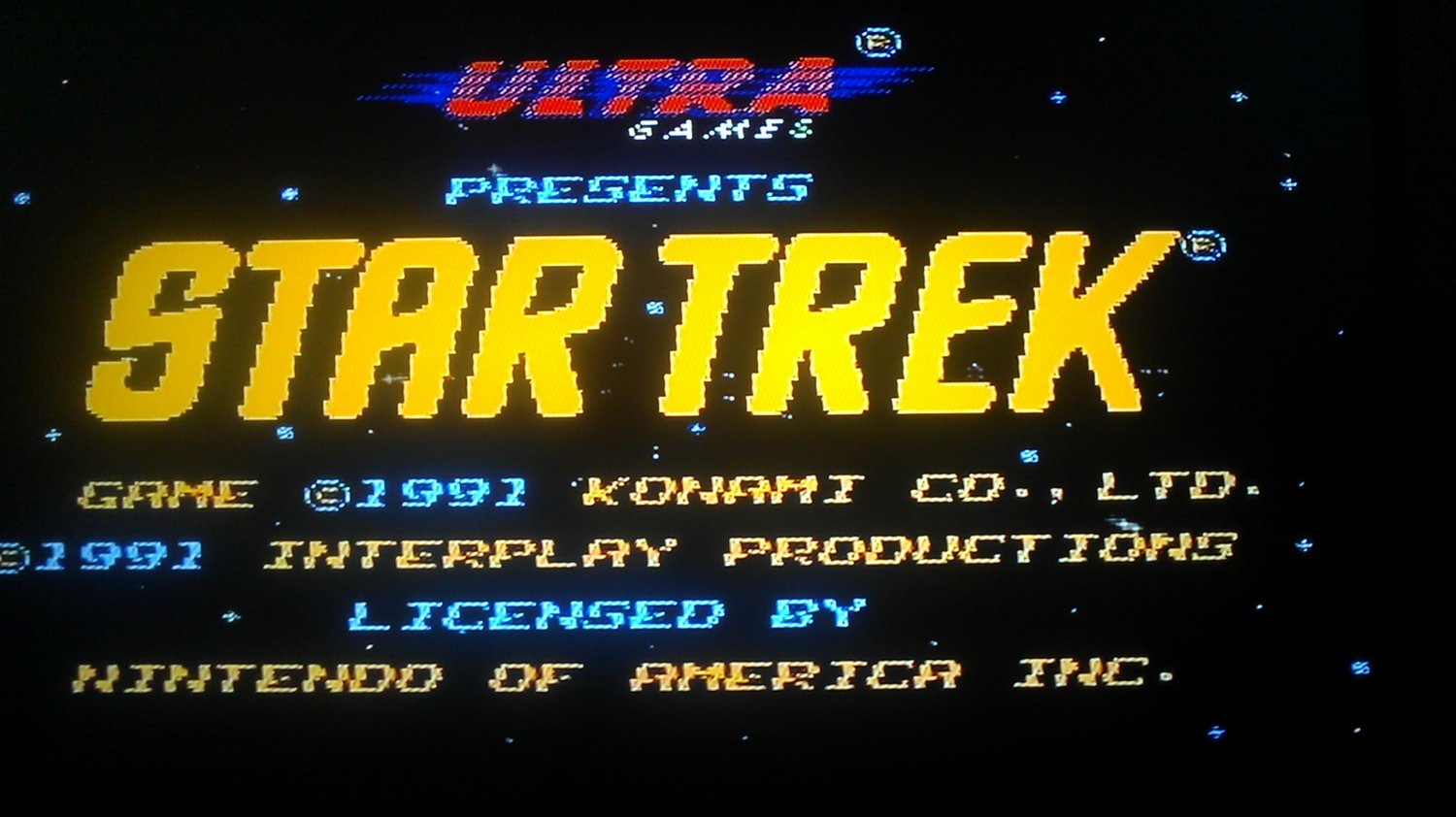 Star Trek nes