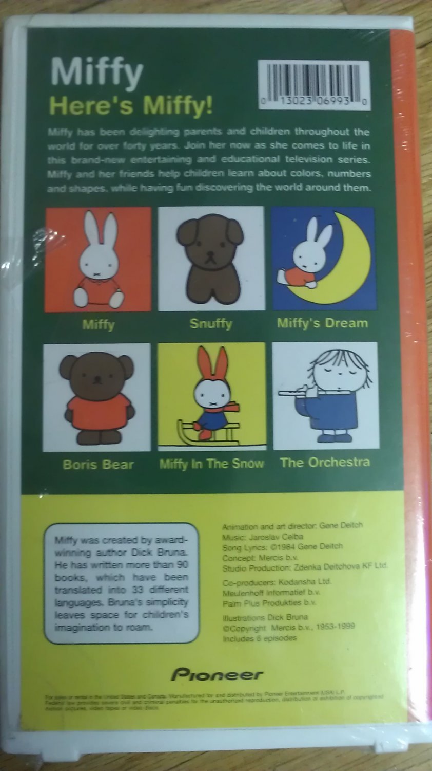 Miffy - heres miffy! original vhs release factory sealed with vintage ...