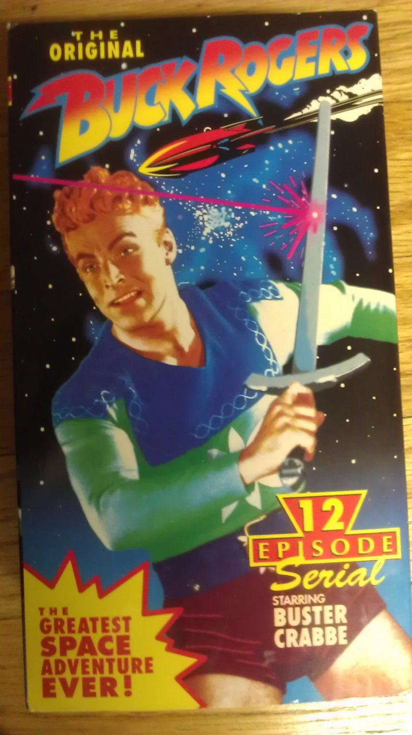 The ORIGINAL BUCK ROGERS VHS 12 episode serial