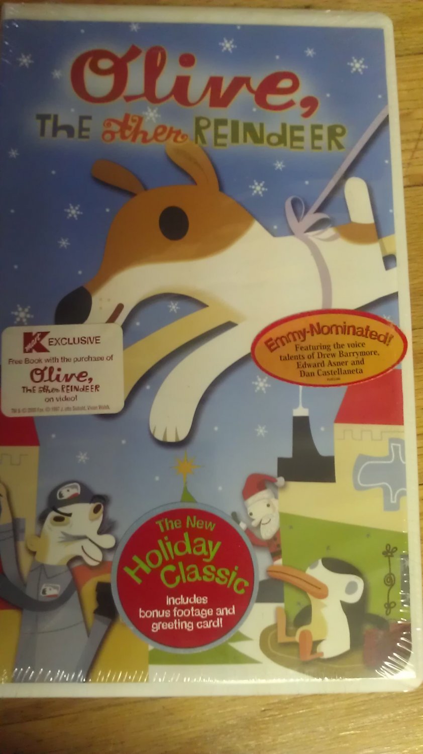 Olive , the other Reindeer vhs ( NEW ) [ Clamshell ]