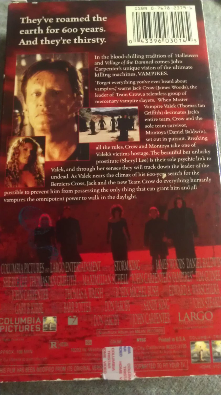VAMPIRES ( vhs ) [ 1998 release ]
