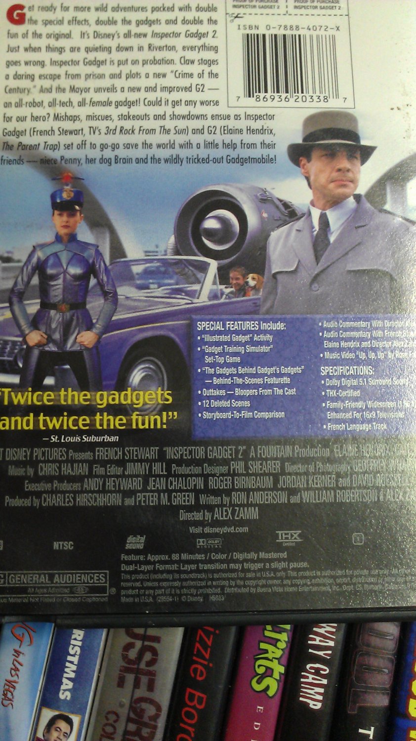 Inspector Gadget 2 ( DVD )