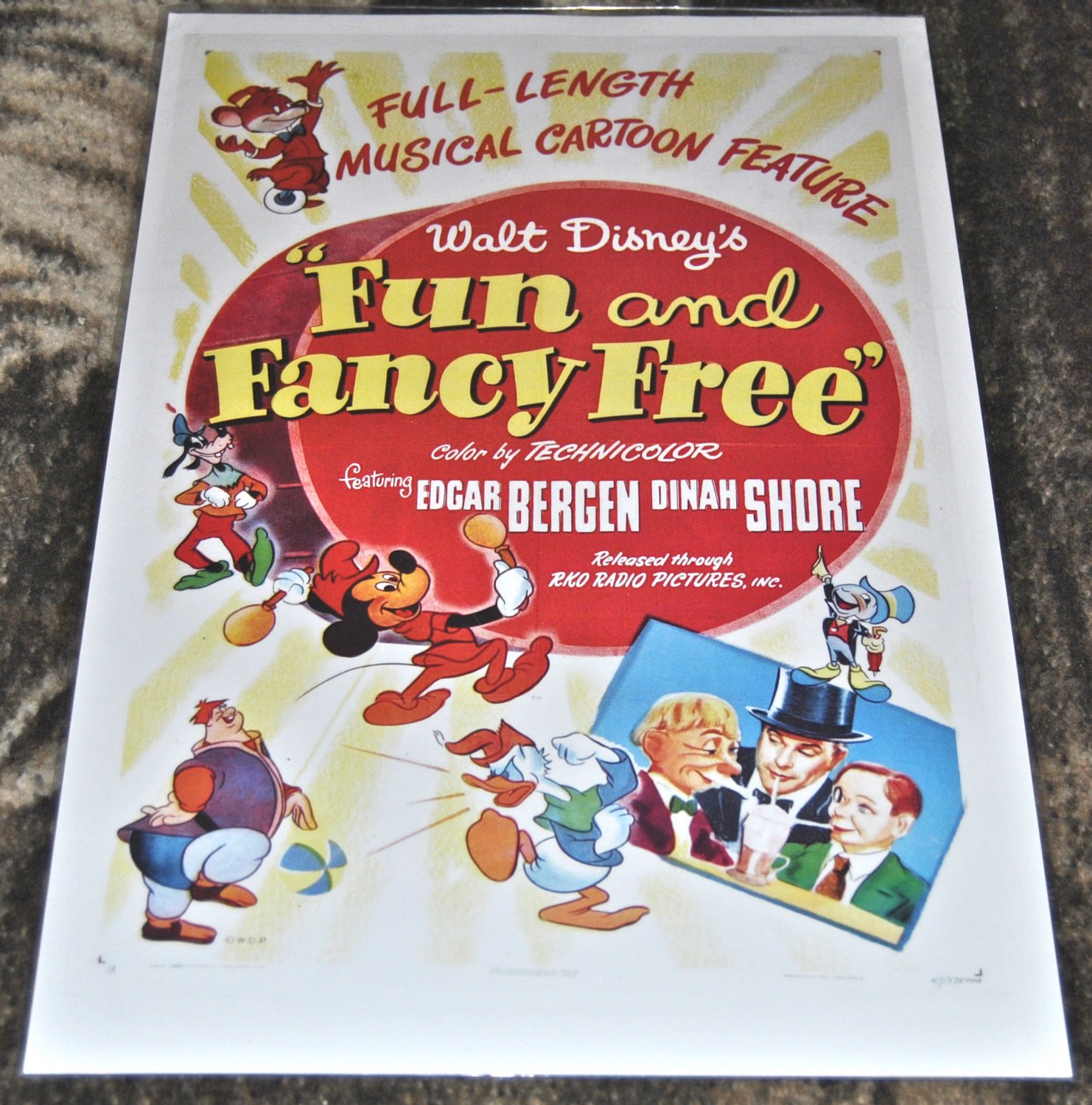 Walt Disney's "Fun and Fancy Free" limited edition 1947 #47 of 598 ...