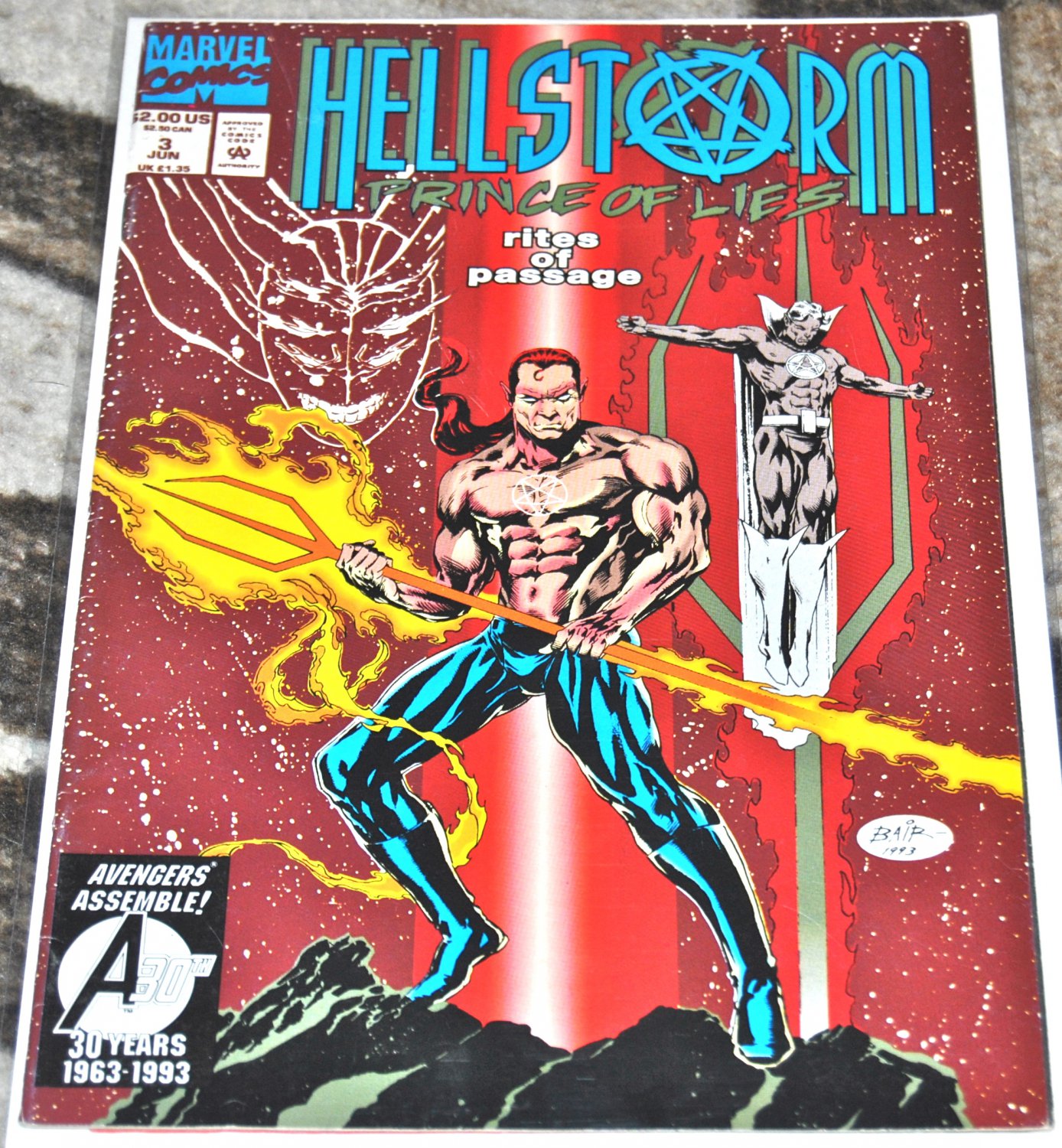 Hellstorm: Prince of Lies LOT #'s 1, 2, 3, 4, 5 1993 1rst Prints VF+ ...