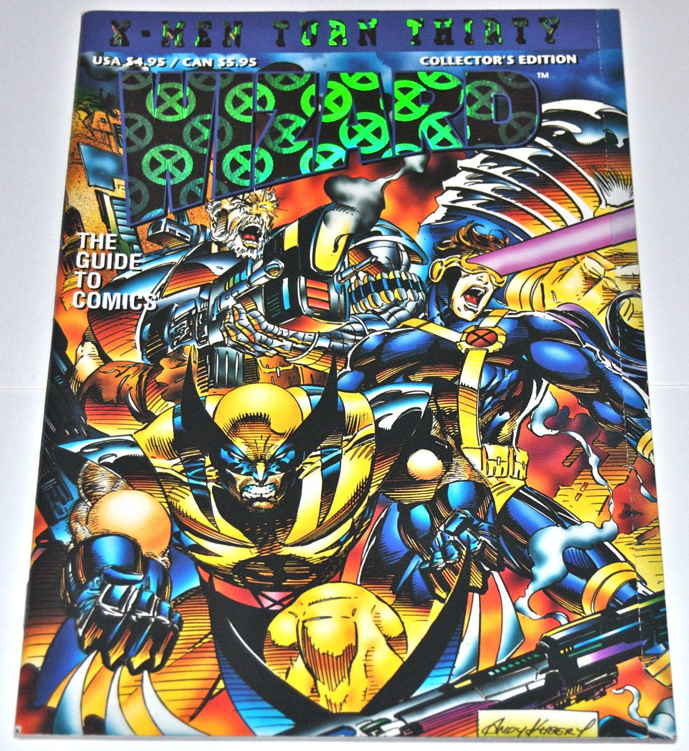 Wizard Magazine: Collector's Edition X-Men Turn Thirty 1993 in NM Condition