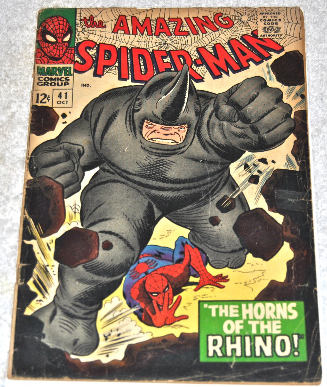 Amazing Spider-Man #41 1966 (1963 Series) 1rst Rhino in Fair Condition