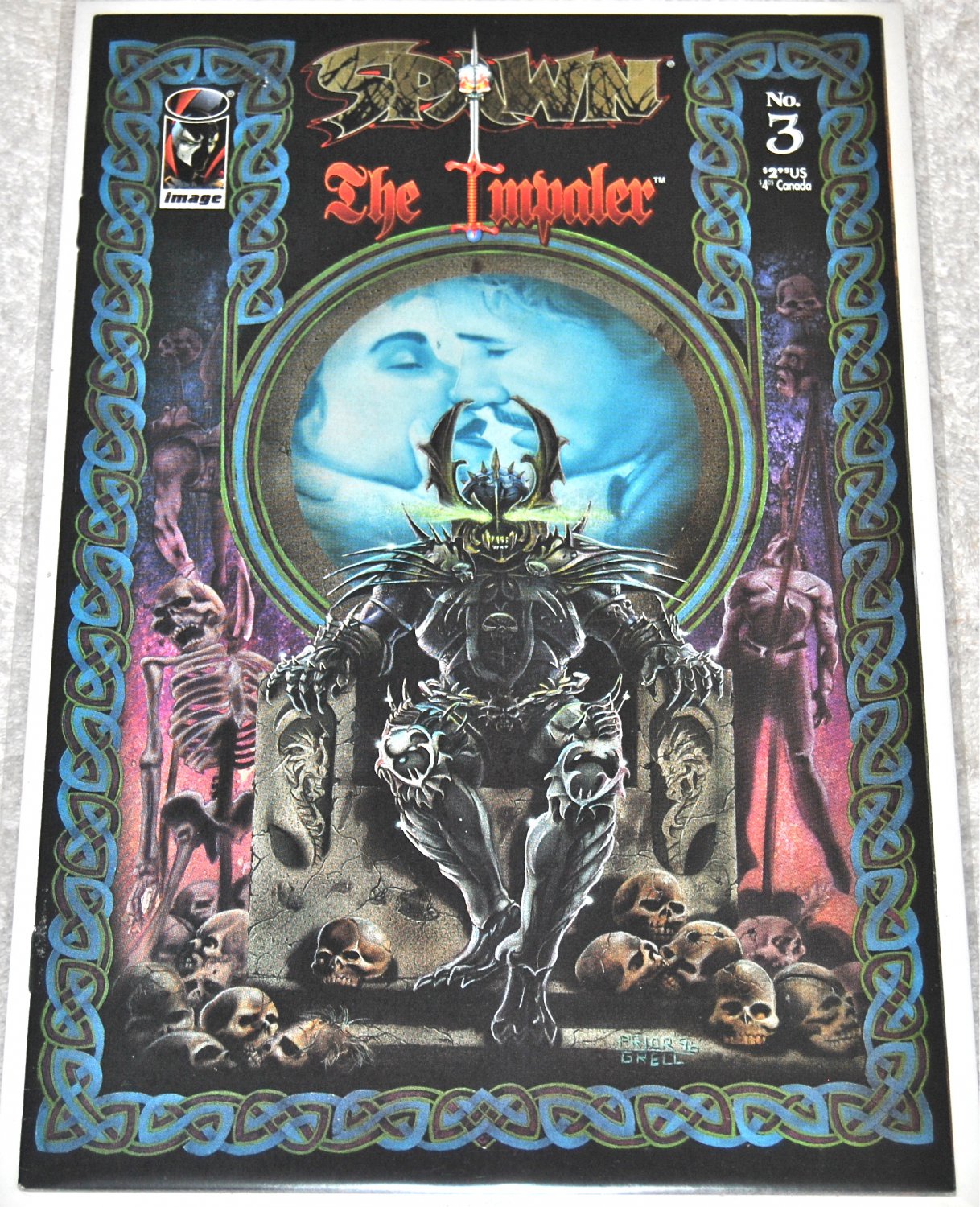 Spawn the Impaler Lot #'s 1, 2, 3 1996 Mike Grell Limited Series in NM ...
