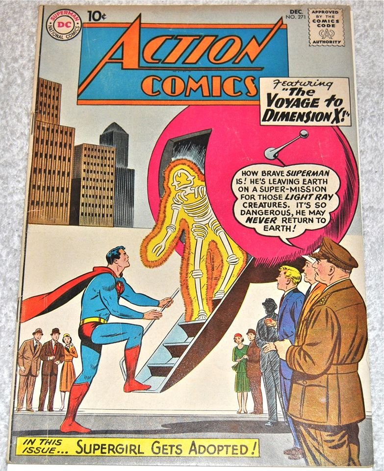 Action Comics #271 1960 (1938 Series) Supergirl's Fortress of Solitude