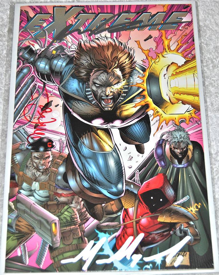 Extreme #0 1993 (Image Comics) SIGNED X3 Rob Liefield, Marat Mychaels ...