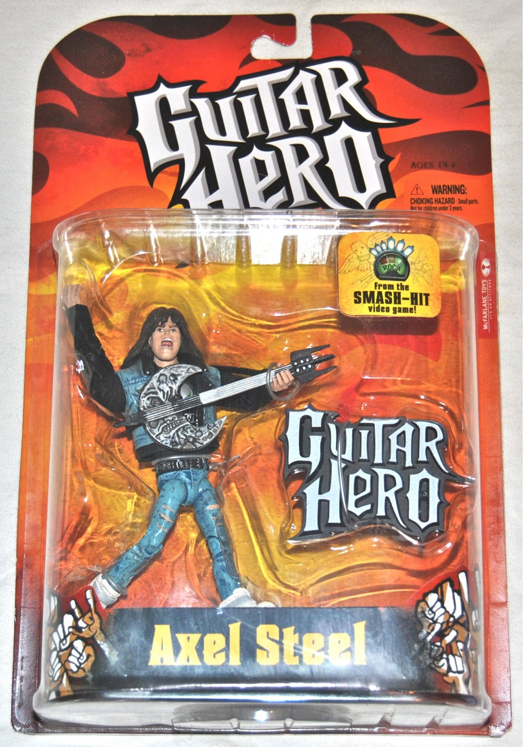 McFarlane Toys 2008 Guitar Hero Axel Steel Figure (Spawn Shirt Variant ...