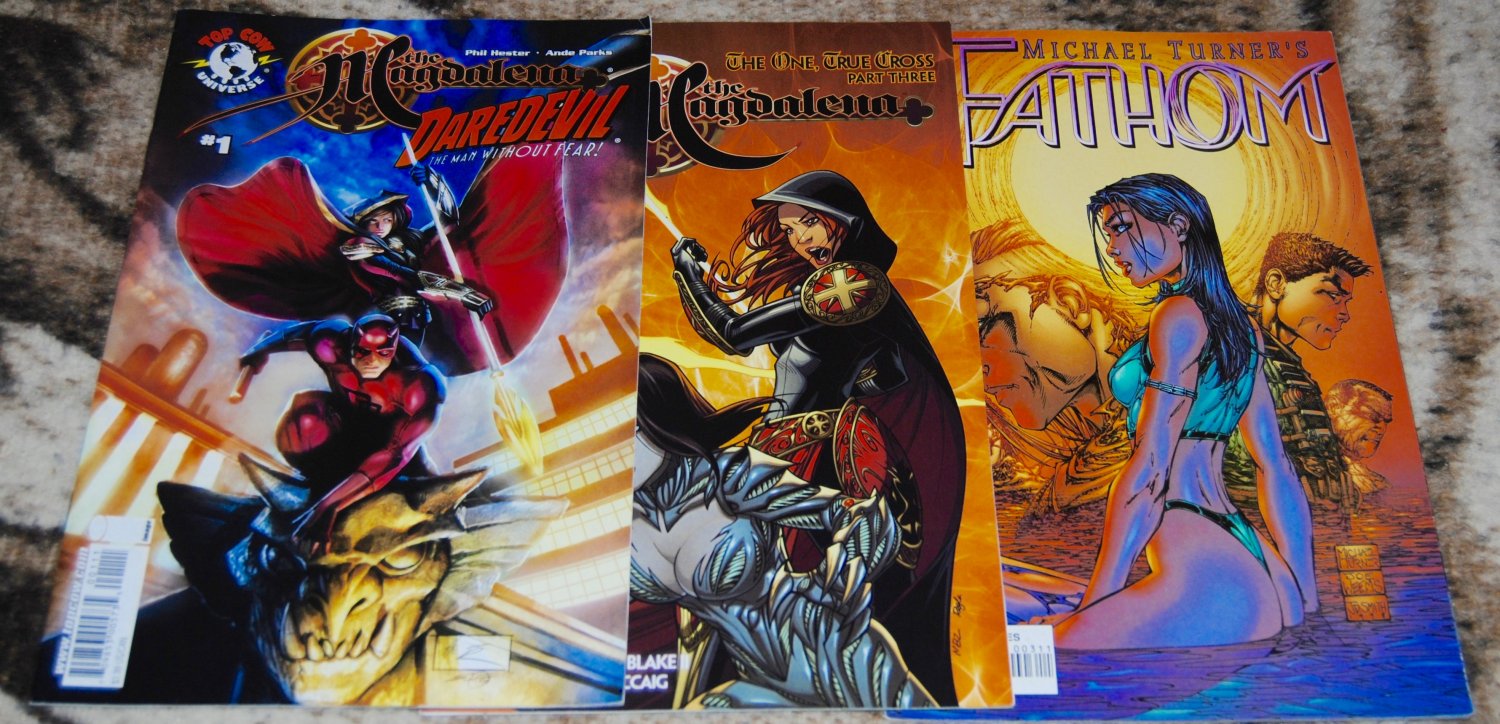 Top Cow Three-Issue Lot Fathom and Magdalena