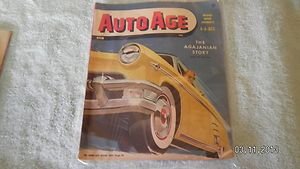 1954 MAY AUTO AGE MAGAZINE GOOD CONDITION THE AGAJANIAN STORY